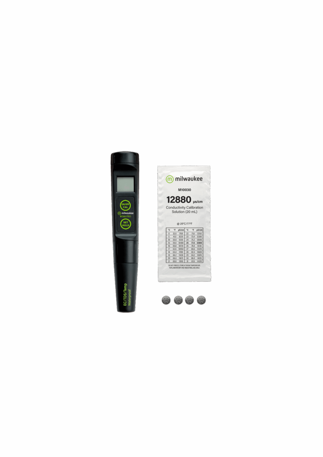 Milwaukee EC60 PRO Waterproof 3-in-1 EC / TDS / Temp Tester | FLOW EST ...