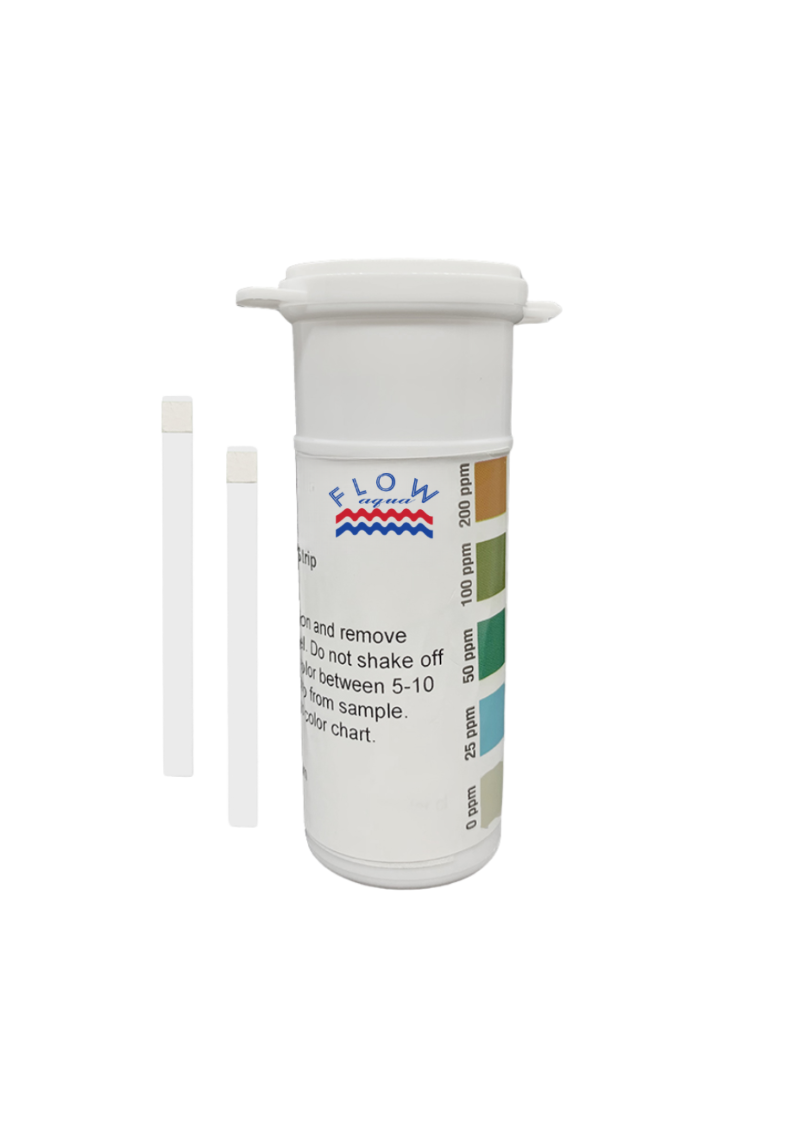 Mid-Level Chlorine Test Strip 0–200 ppm | 100 Strips — FLOW EST (Jordan ...
